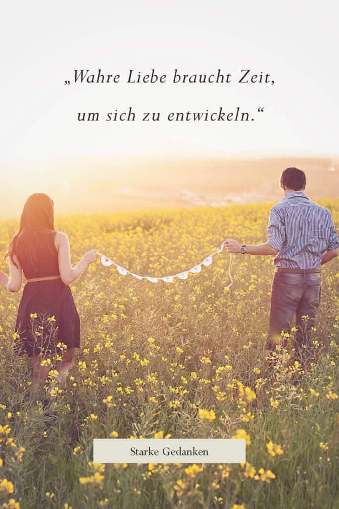 Der Mann, den du gehen ließt, war der Richtige für dich