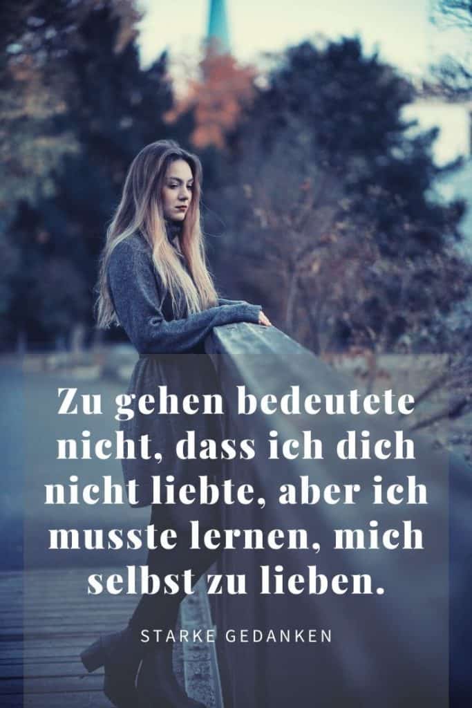 Weggehen war nicht einfach für mich, aber ich musste es tun